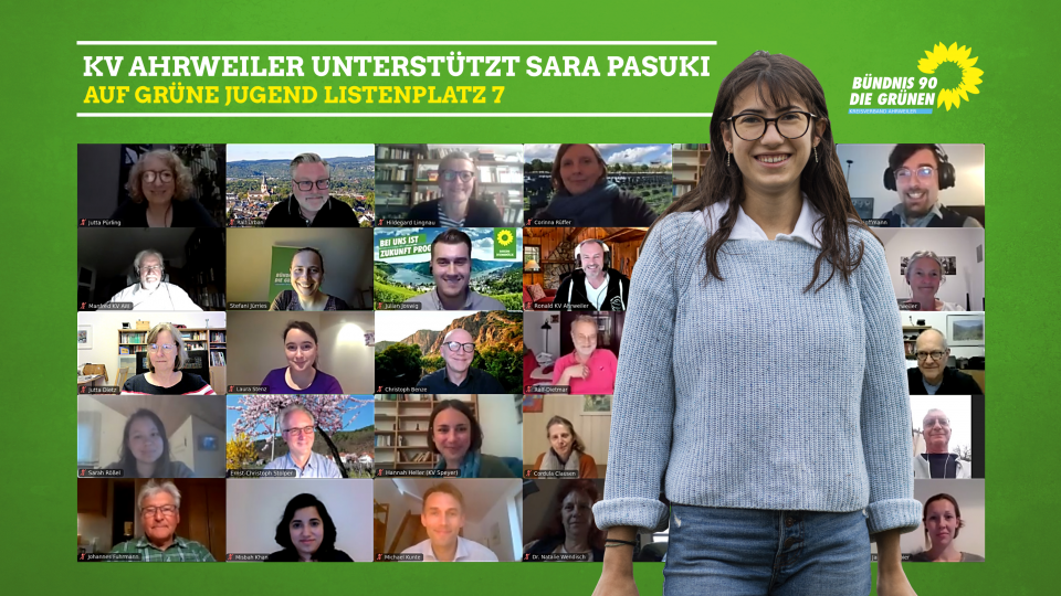 Die GRÜNEN im Kreis Ahrweiler fordern auch auf der Bundestagsliste ...